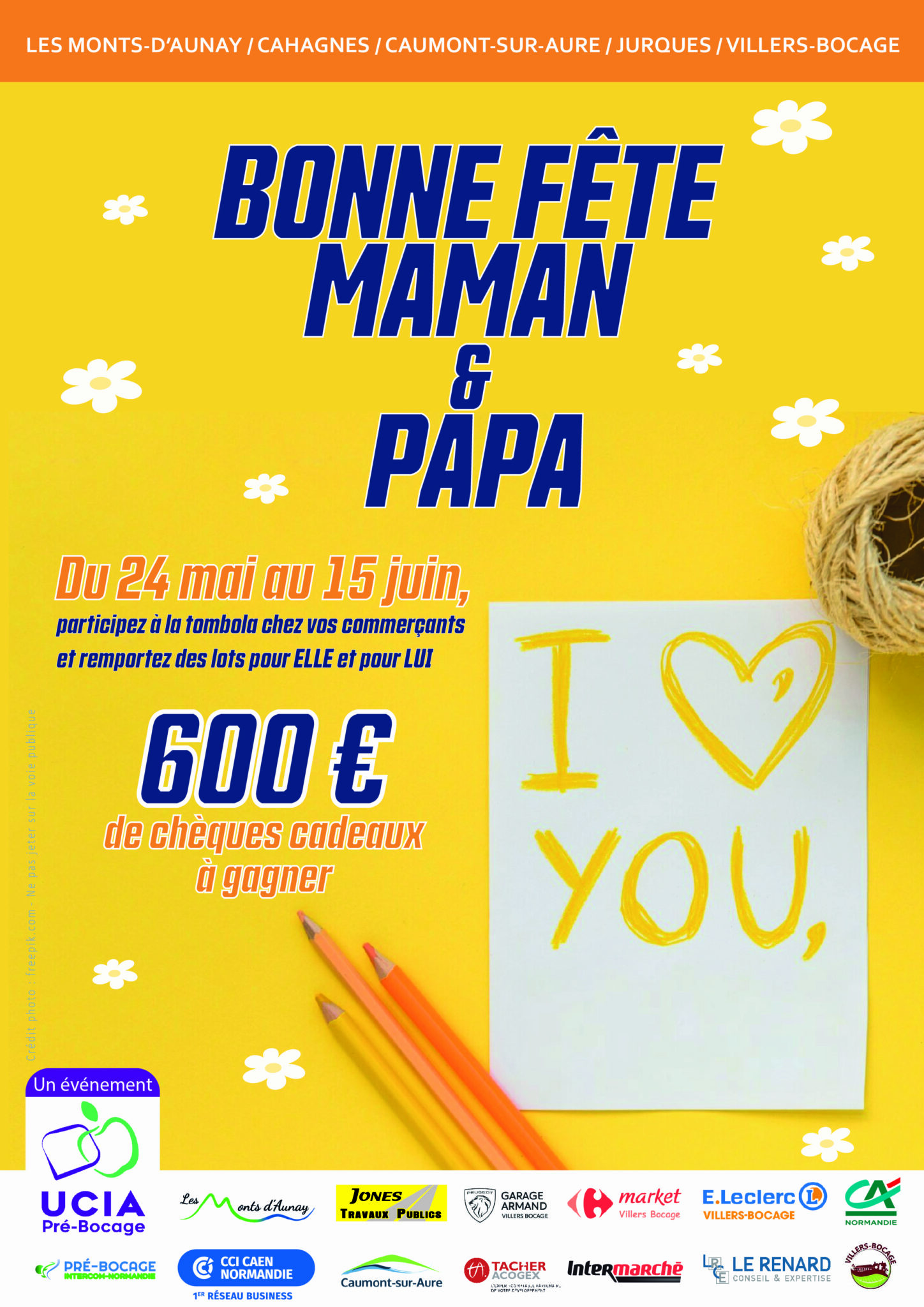 FETE DES MERES, FETE DES PERES - UCIA.fr - Union des commercants Pré Bocage